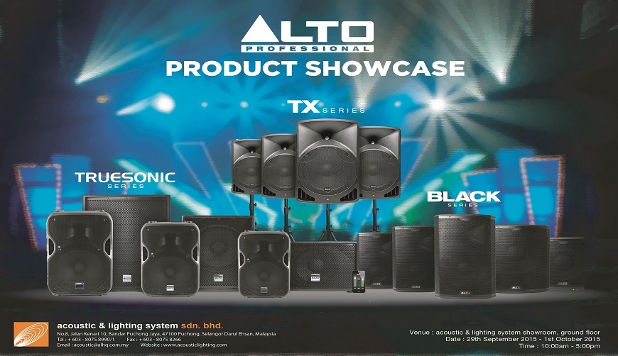 Alto Showcase 2015 – Acoustic & Lighting System I Professional Audio ...