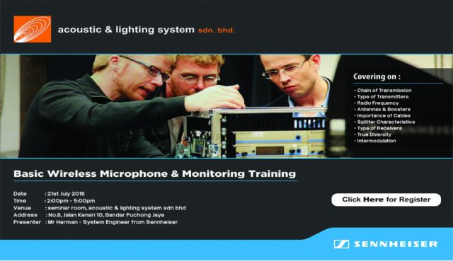 Basic Wireless Microphone & Monitoring Training – Acoustic & Lighting ...